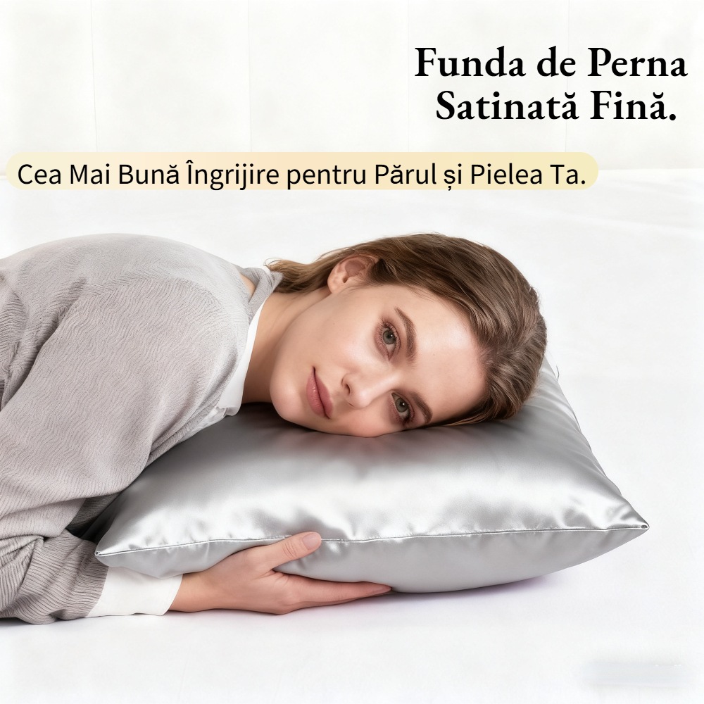 Set de 2 fete de perna din satin gri de lux – microfibra premium ultra ...