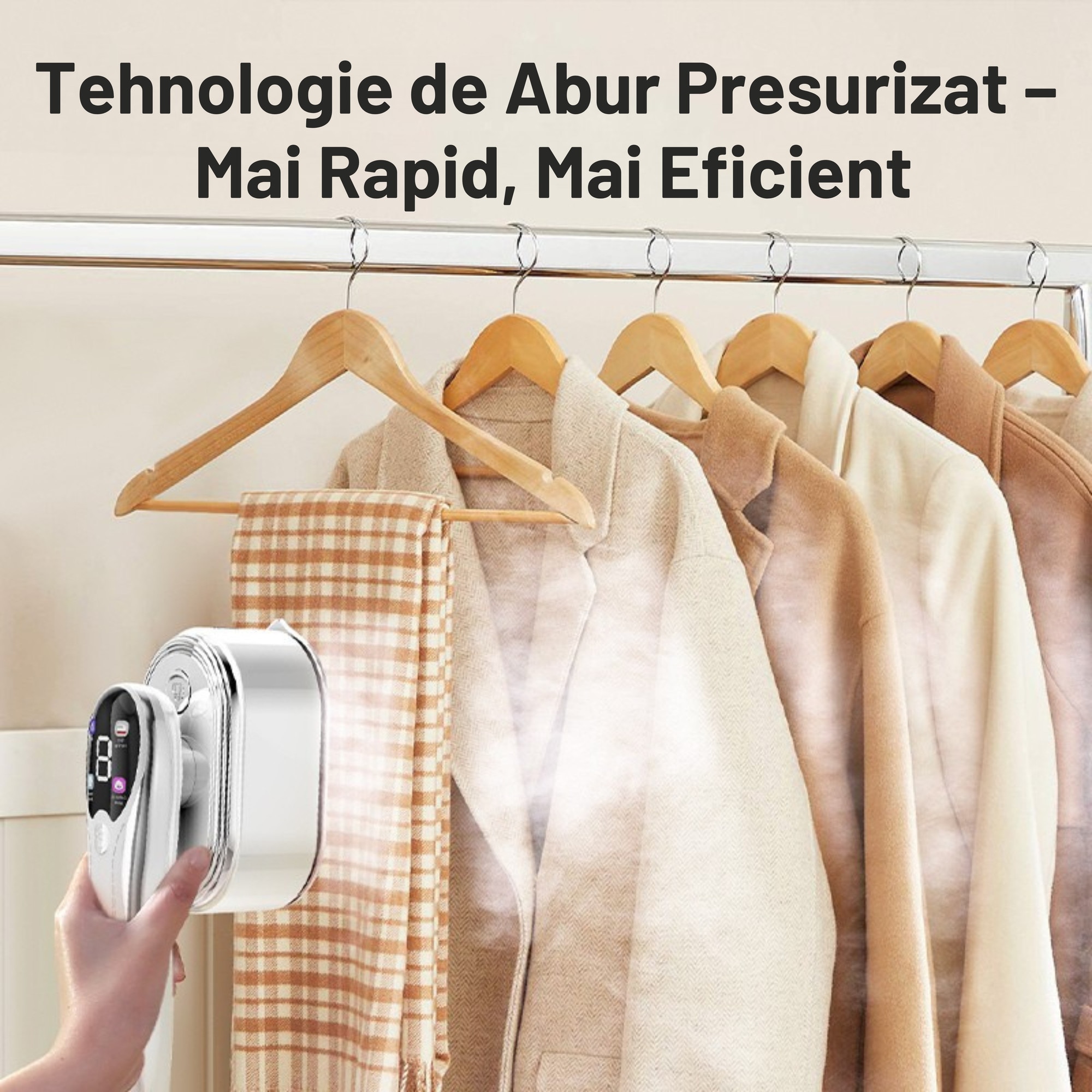 Aparat De Calcat Cu Abur 4 In 1, ESL By Essential Level®, 1200W, 4 ...