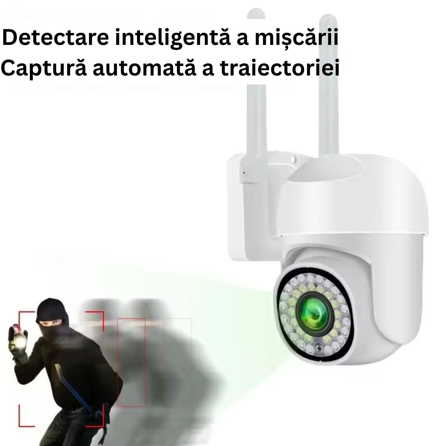 Camera de supraveghere WiFi pentru exterior Vivendo® 2 MP HD, Vedere ...