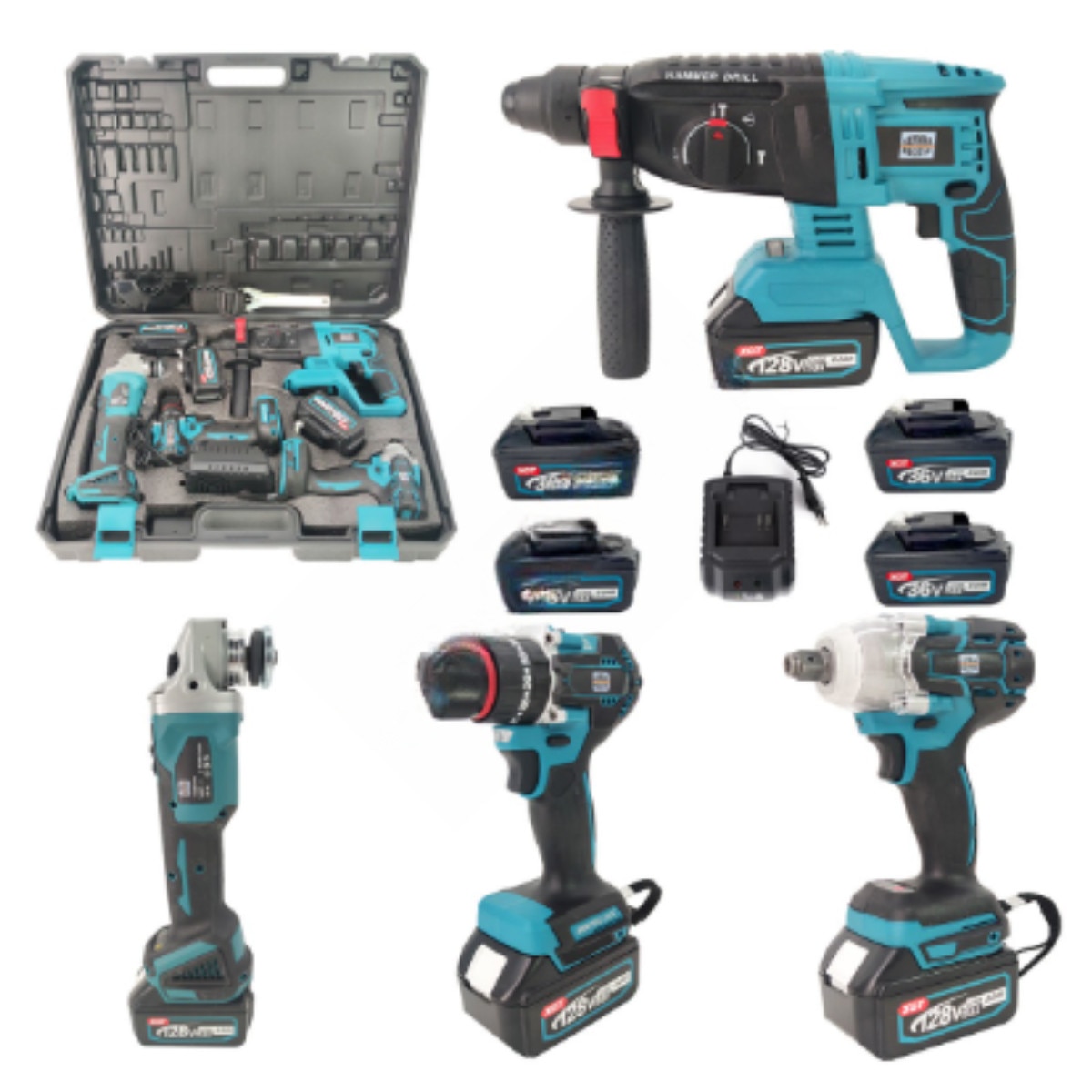 Trusa Scule Electrice German Meister, 4 Piese, 36V 5Ah, Autofiletanta ...
