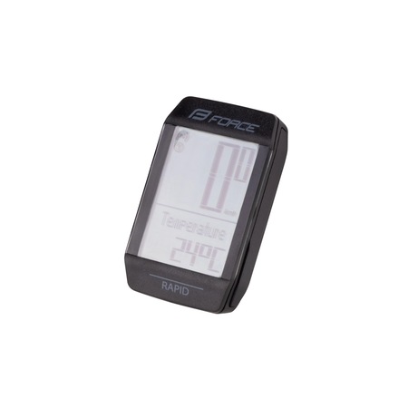 Ciclocomputer Force RAPID 15F fara fir, negru - eMAG.ro