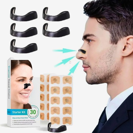 Dilatator nazal magnetic NeoHGS, 4 benzi dilatator nazal de marimi ...