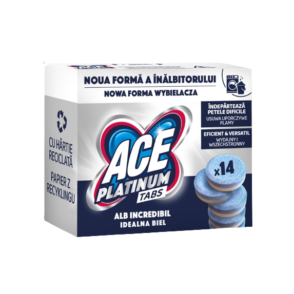 Tablete inalbitor Ace, Platinum 14buc - eMAG.ro