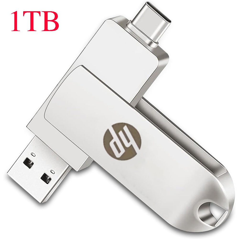 Unitate flash USB C HP, 1TB, unitate USB duala, pivotanta, tip C ...