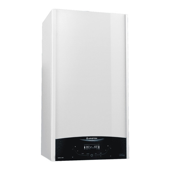 Set Centrala termica pe gaz/GPL Ariston Genus One+ 24 kW, Ecran LCD ...