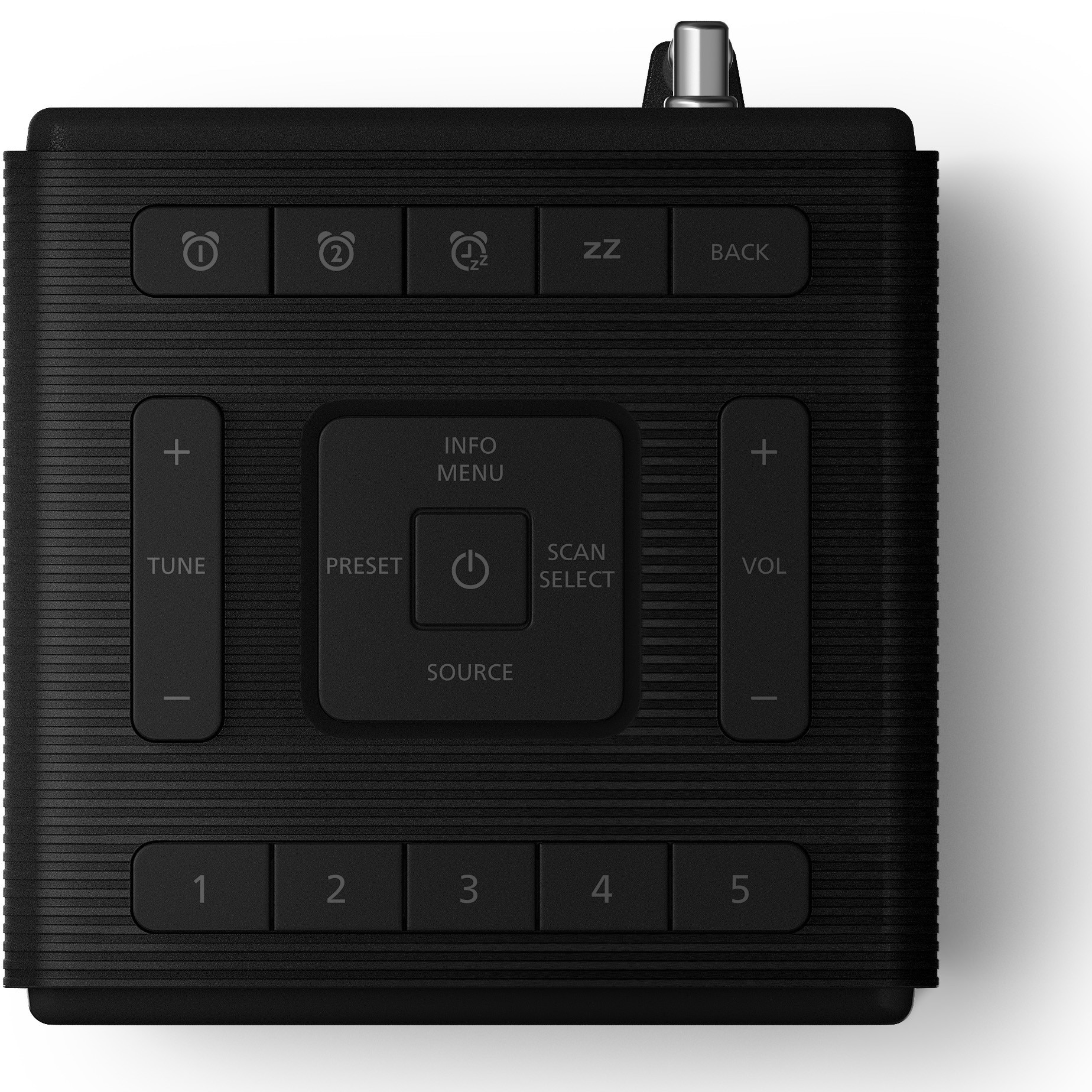 Radio portabil PHILIPS TAR5100/10, Bluetooth, Ceas, FM/DAB+, IPX4 ...