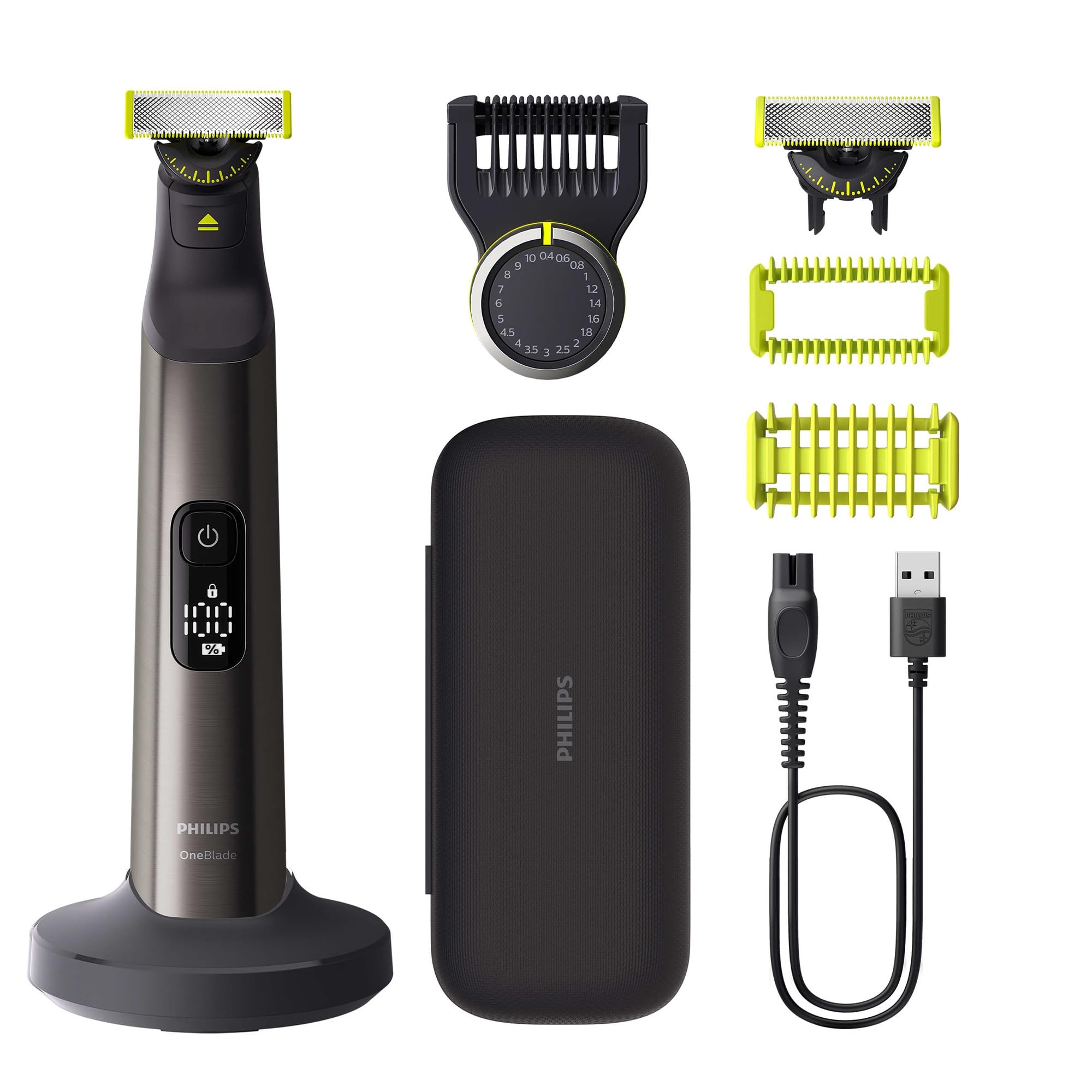 Philips Oneblade Pro 360 elektromos borotva, 2 penge x 360, testhezálló ...