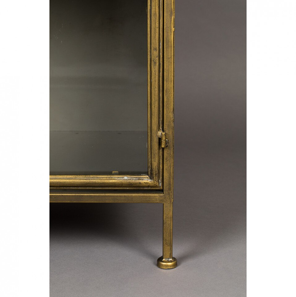Vitrina maro alama din metal 184 cm Gertlush Dutchbone - eMAG.ro