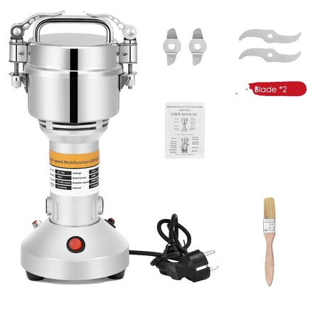 Macinator electric, 3 lame, 11 niveluri de macinare, inox, 150g - eMAG.ro