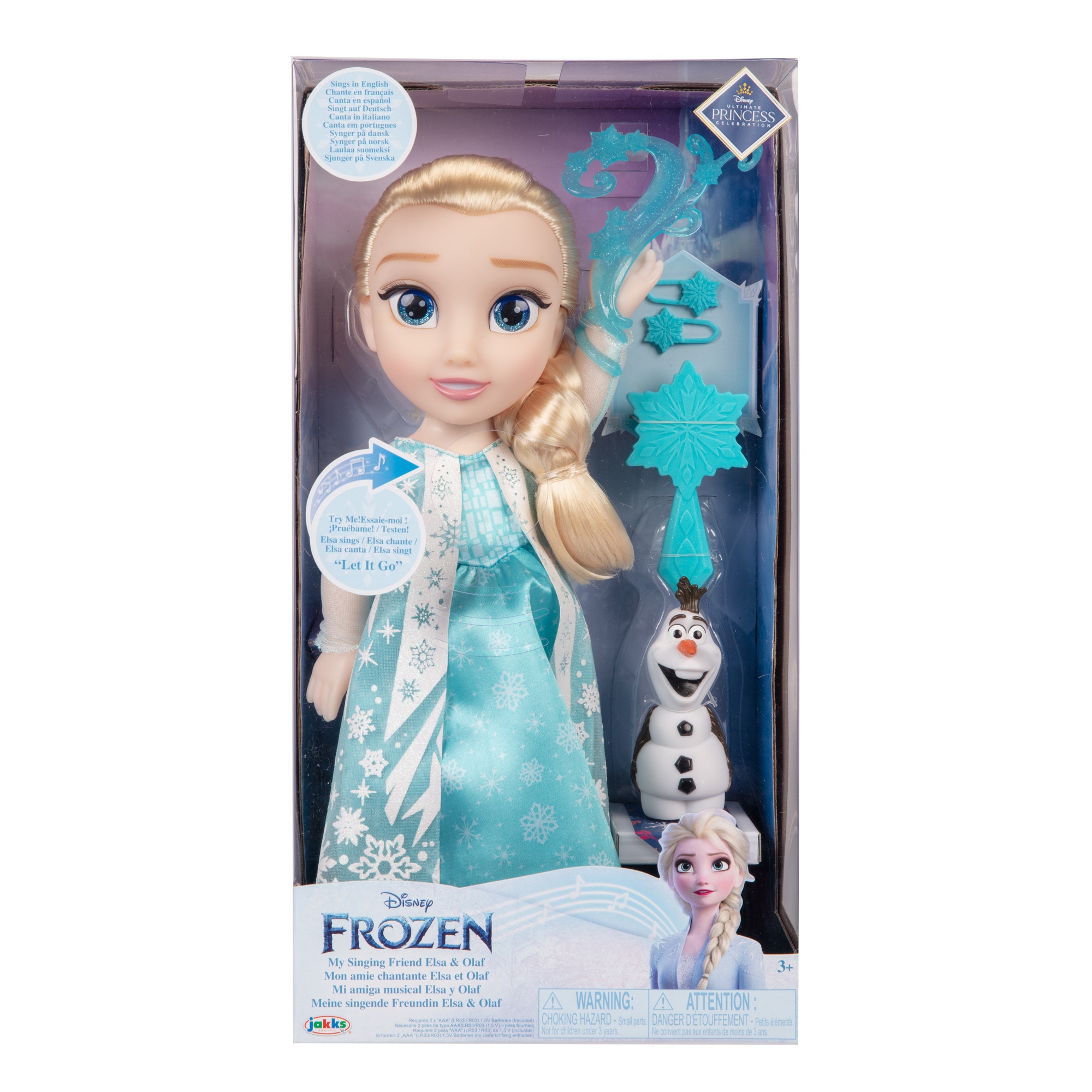 Disney Frozen - Elsa baba, funkciókkal, 38 cm - eMAG.hu