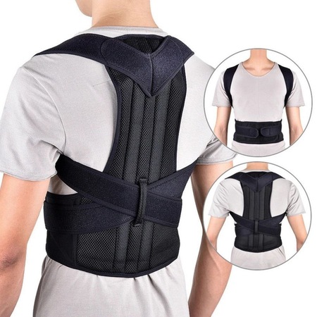 Corset pentru corectarea coloanei, Esther Beauty®, cu bretele ...