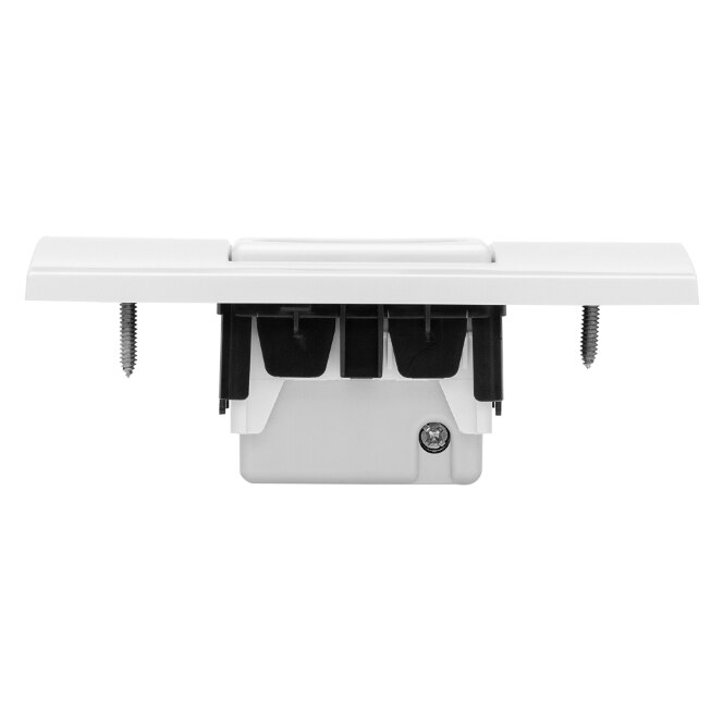 Set priza tripla Gewiss, 16A, alb, pentru doza 3M, montaj tencuiala ...