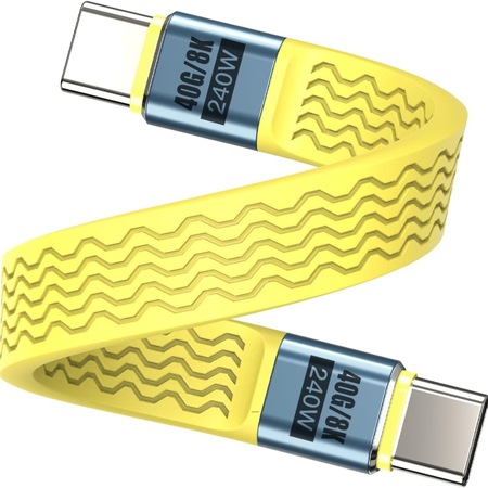 Cablu de date scurt USB-C la USB-C, 40Gbps, incarcare rapida ...