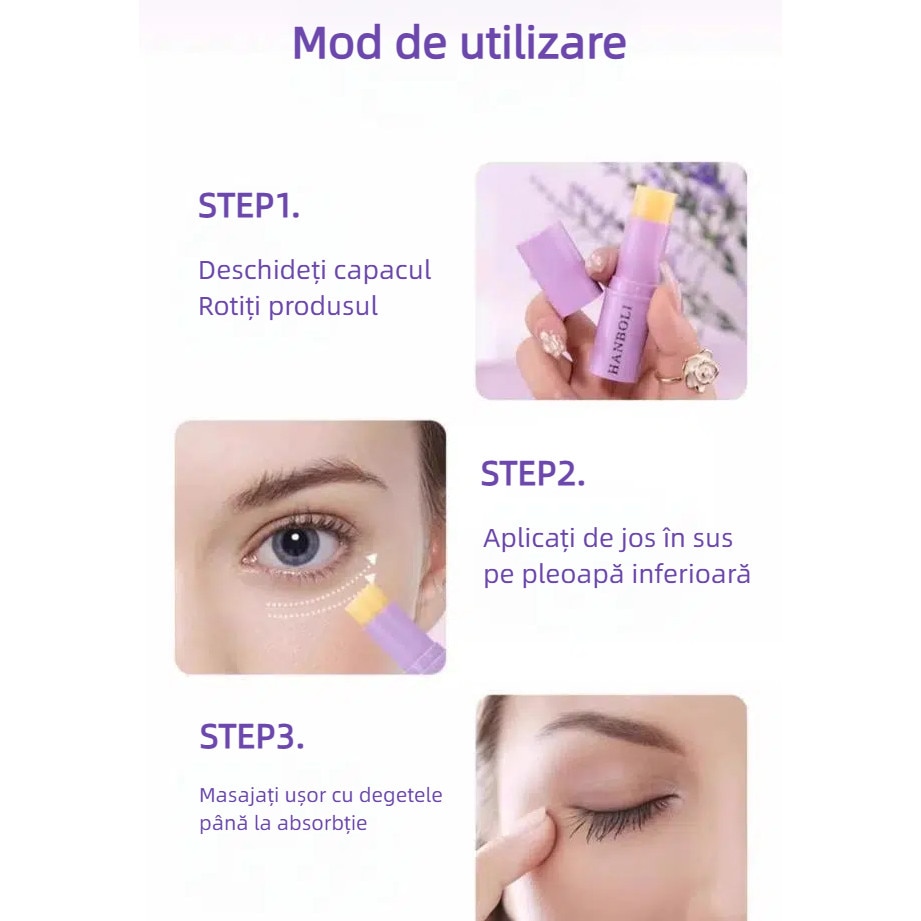 Stick Balsam Corector cu Peptide si Ulei de Masline, pentru Riduri Fine ...