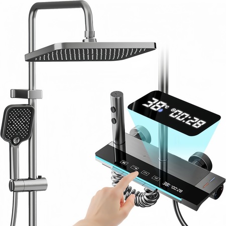 Coloana de Dus Smart, RorAem, Coloana de dus completa inteligenta 3 in ...