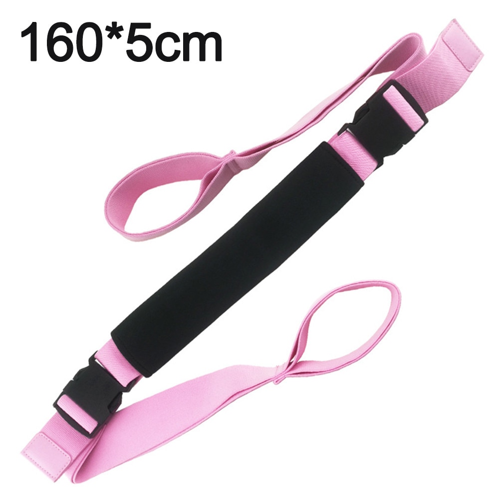 Extensor pentru picioare, banda de intindere, roz - eMAG.ro