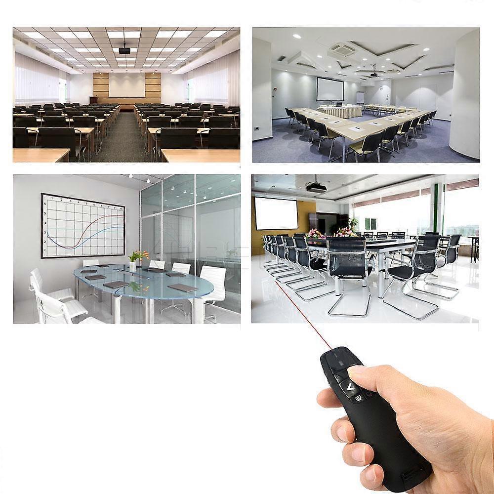 Дистанционно за презентация PowerPoint, USB, Черен - eMAG.bg