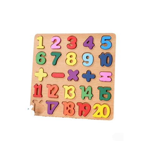 Puzzle din lemn pentru copii, set, joc educativ, culori vii, 3+ ani ...