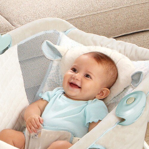 Sleeper Bright Starts InGenuity Moonlight Rocking Lullaby Lamb - eMAG.ro