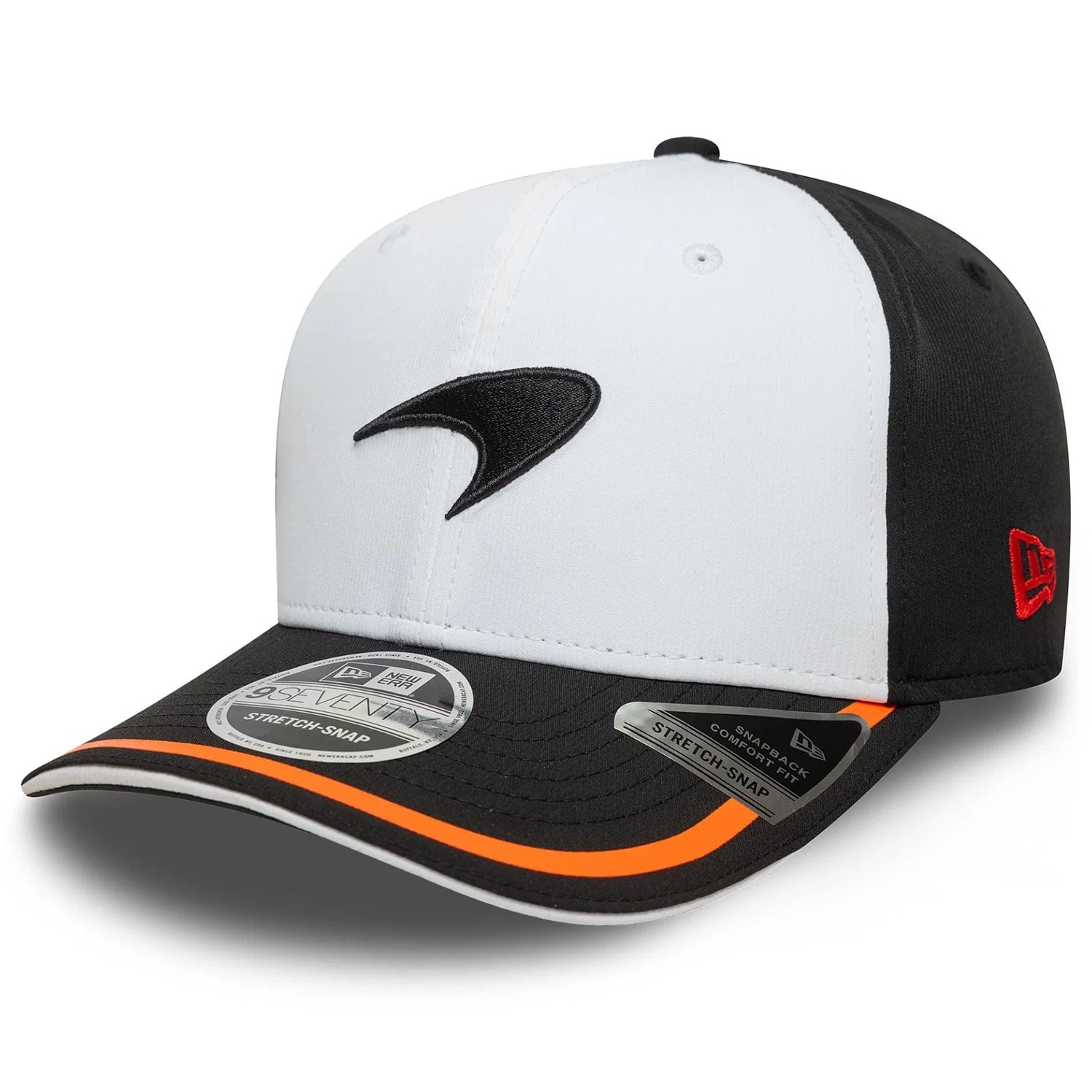 Sapca McLaren F1 Team New Era 9Seventy Retro 2025, One size, Alb/Negru ...