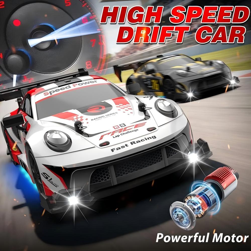 Masina de drift RC la scara 1:24, 4WD, 2.4GHz, 30KM/H, jucarie sport de ...