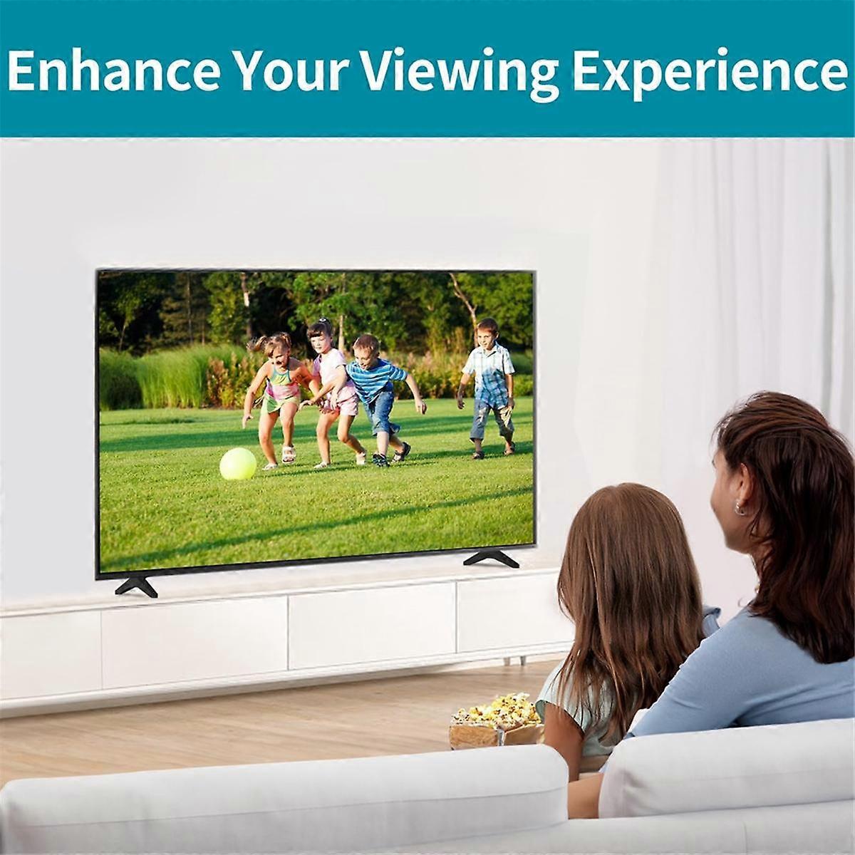 Suport TV, 2 picioare, negru, pentru televizoare 50-55 inch - eMAG.ro
