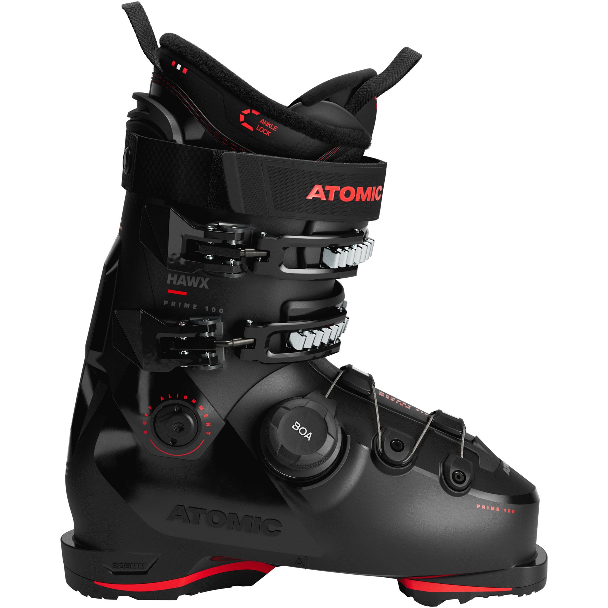 Clapari ski adulti Atomic Hawx Prime 100 BOA, marime 27/27.5, Negru ...