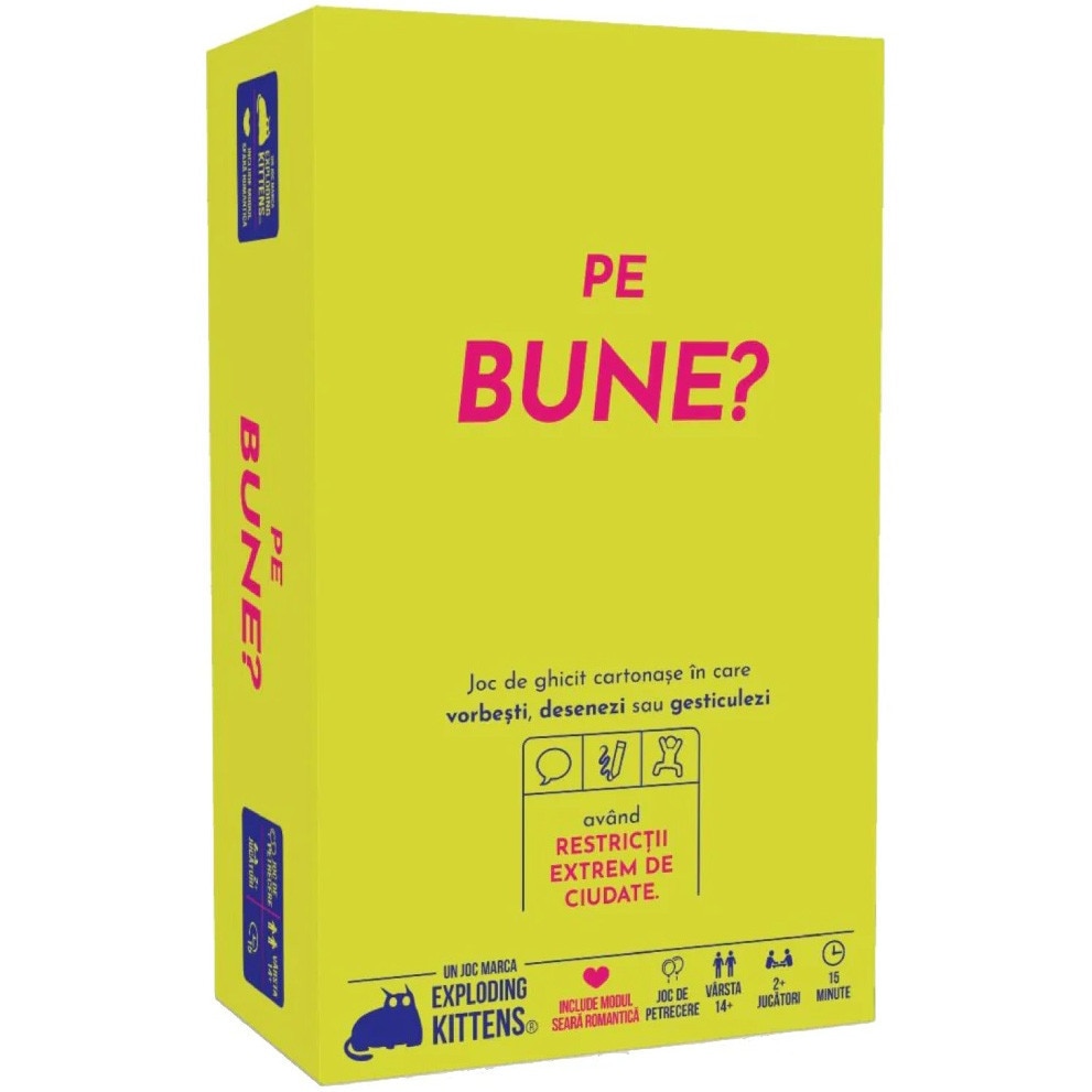 Pachet 2 jocuri - Alias Party si Exploding Kittens: Pe bune? - eMAG.ro