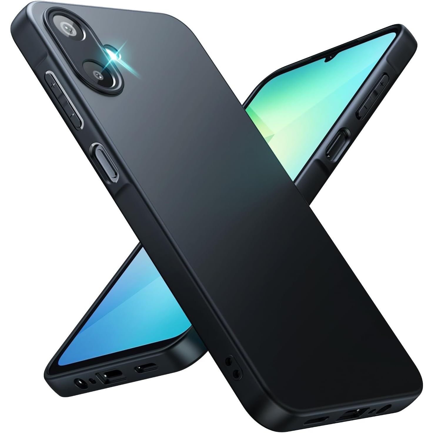 BestCase® Husa Premium Silicon pentru Samsung Galaxy A07 4G, Negru ...