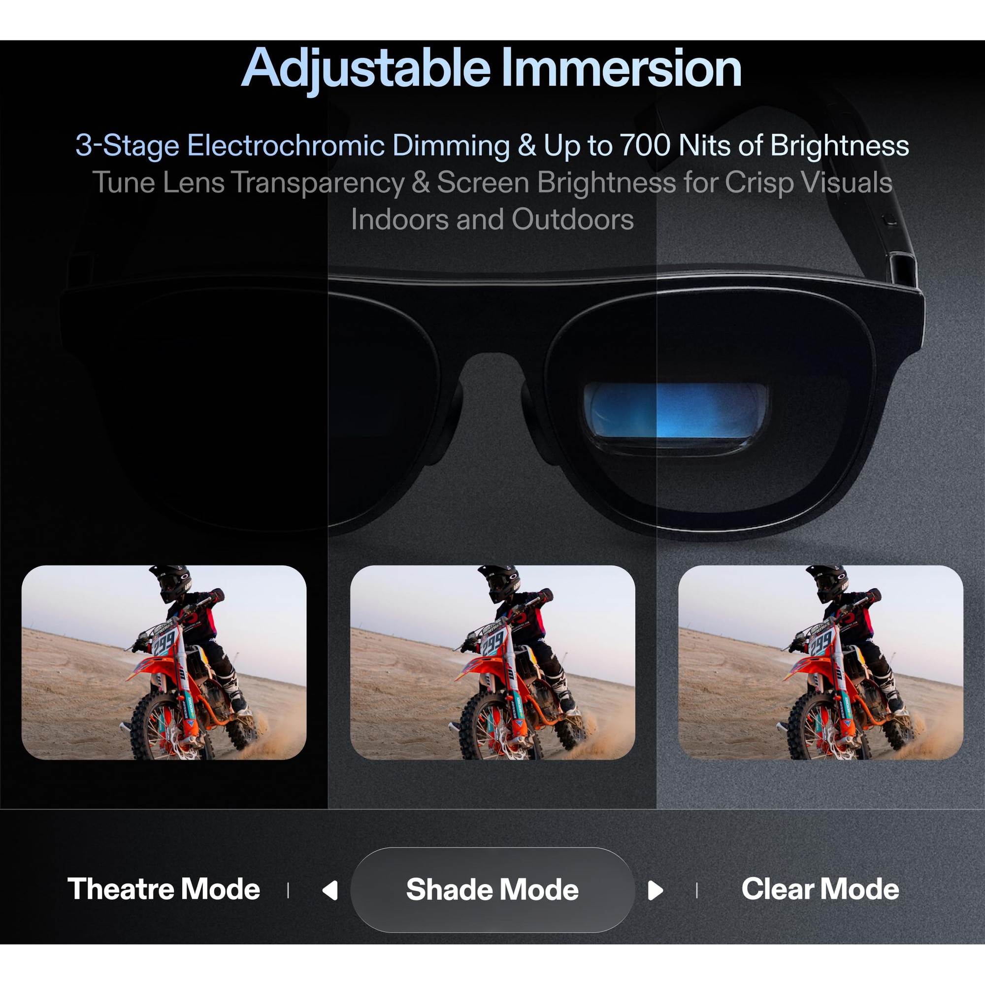 Ochelari AR XREAL One Pro, Ecran Virtual 171", 1080p, 120Hz, Sunet Bose ...