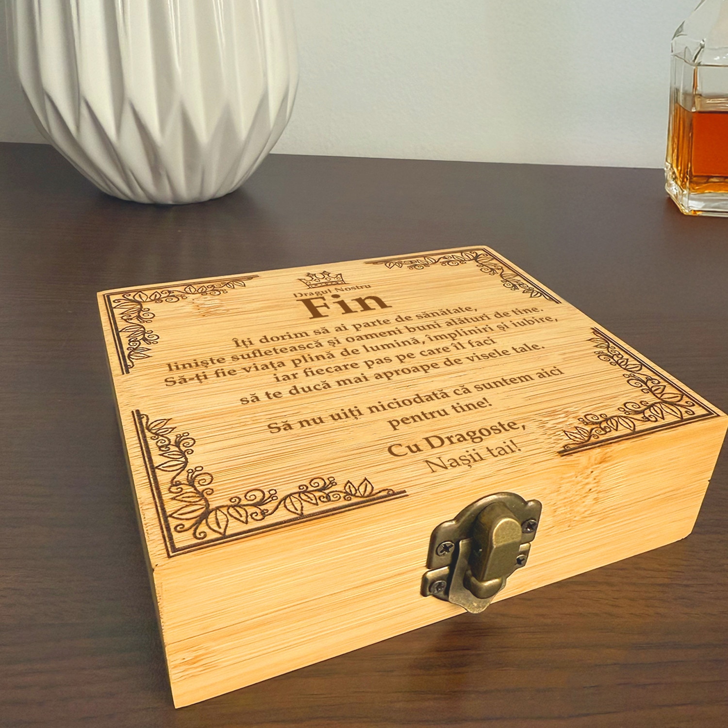 Cadou pentru Fin Zi de Nastere, Cadou Aniversar Fin de la Nasi, Set ...