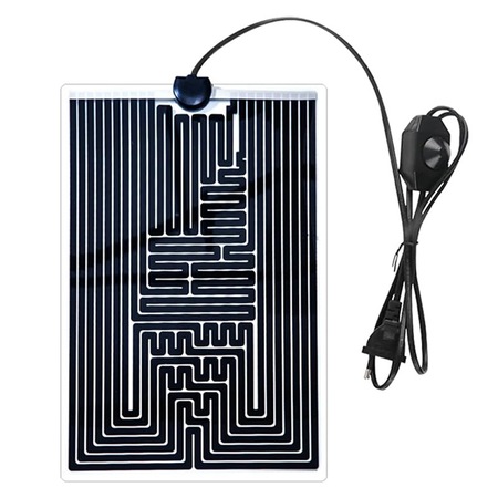 Covoras termic pentru reptile, Rqiurpn, 40W, 42x28cm, Cu control al ...