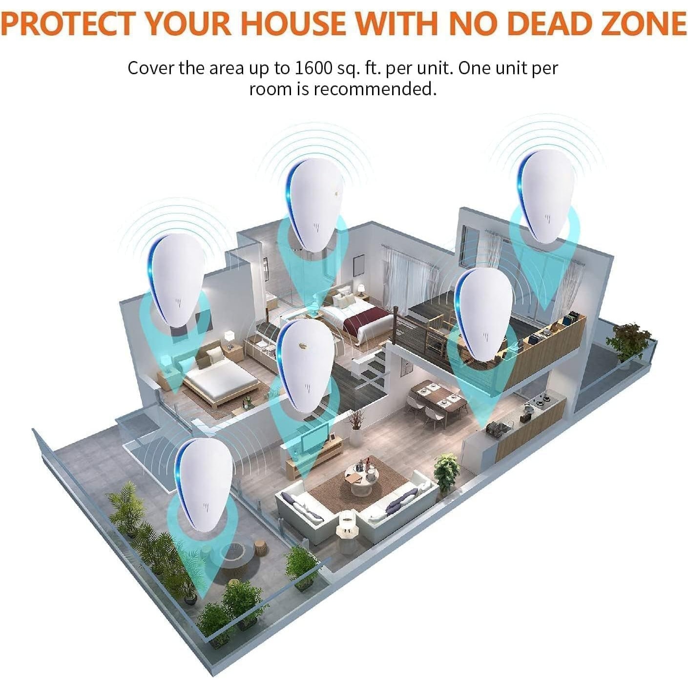 Repelent pentru Soareci & Insecte Interior - Control Paraziti Cu ...