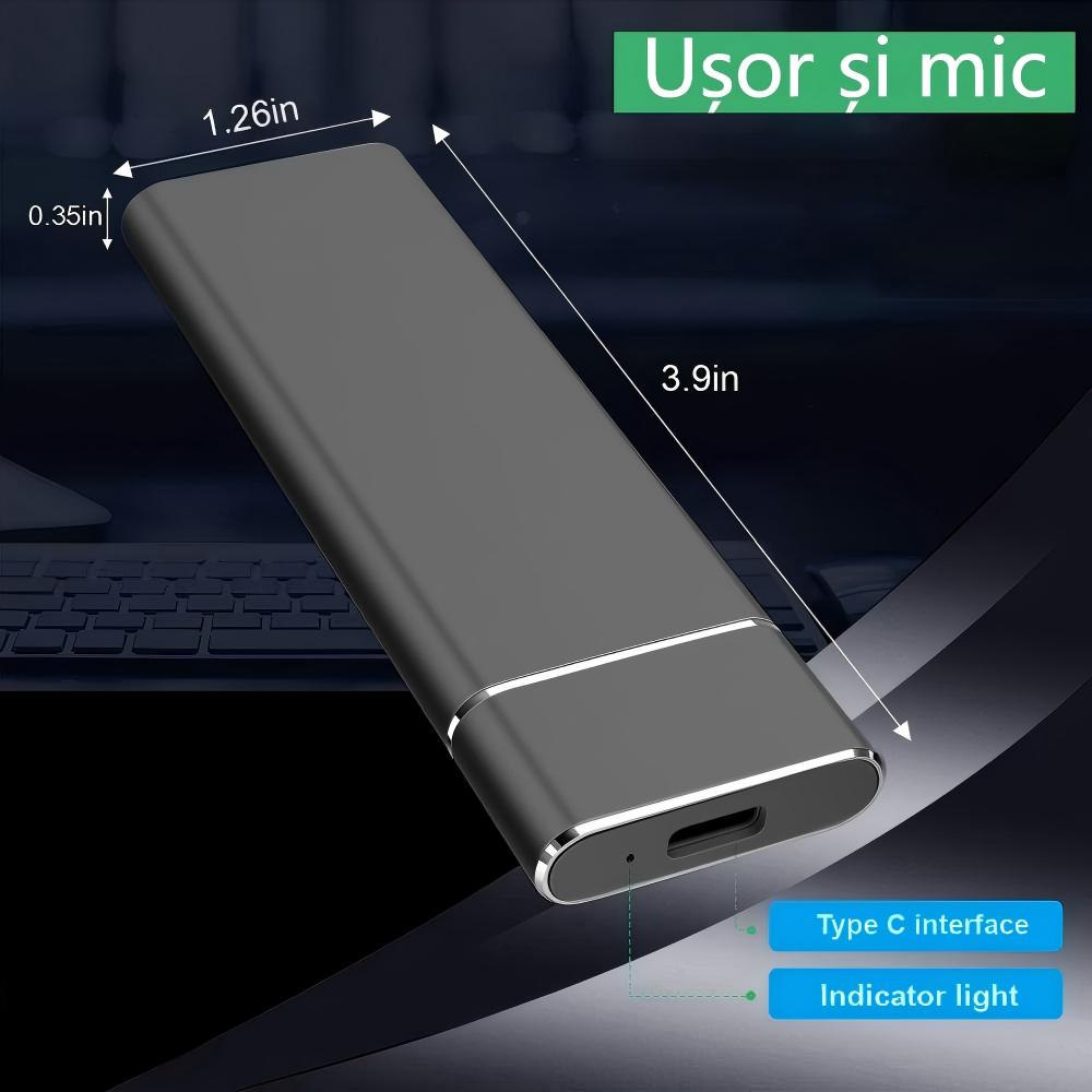Unitate SSD externa portabila, unitate SSD externa, hard disk extern ...
