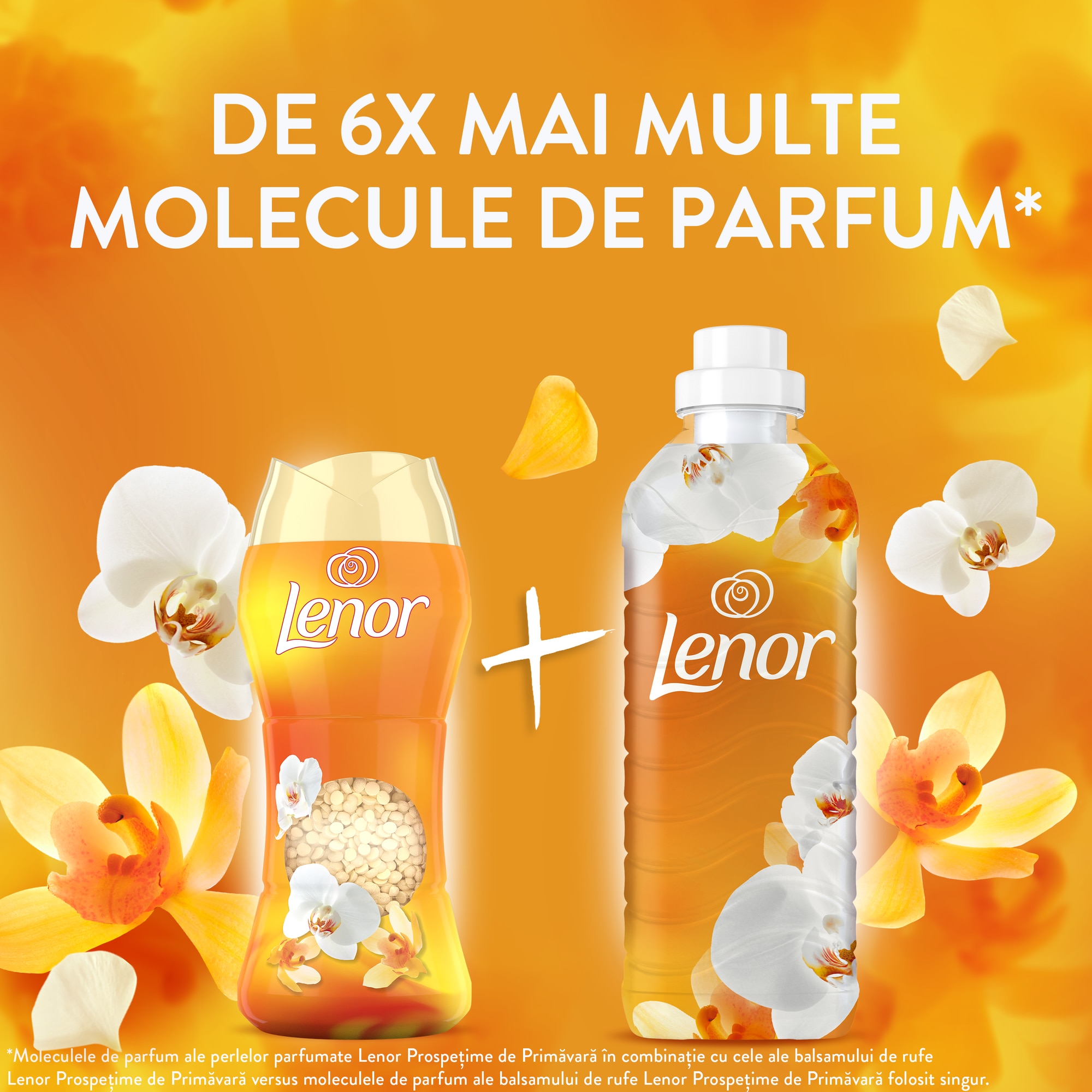 Perle parfumate pentru rufe Lenor Gold Orchid & Vanilla, 735 g - eMAG.ro