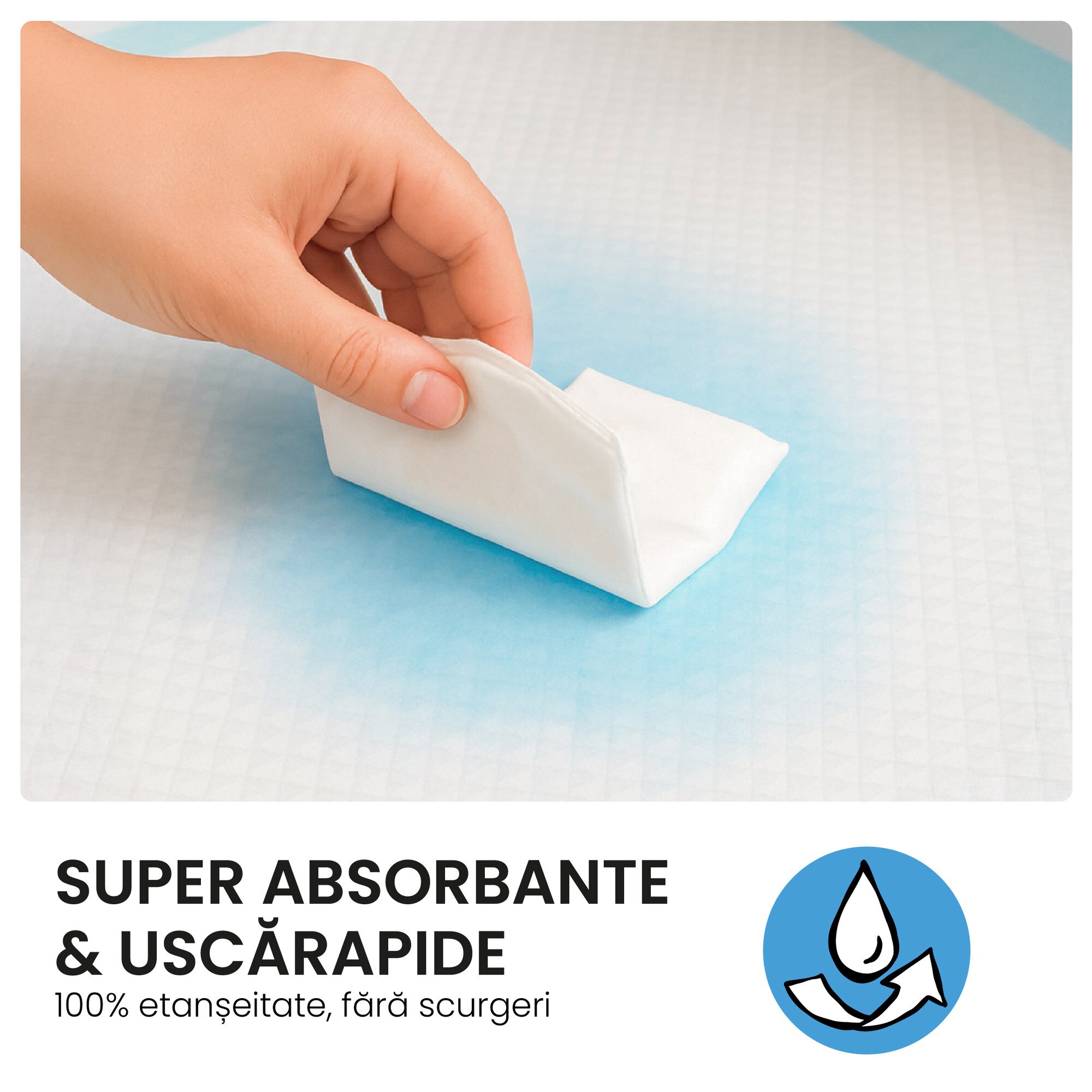 Set 100 covorase igienice absorbante groase pentru caini RAGI, 60x60 ...