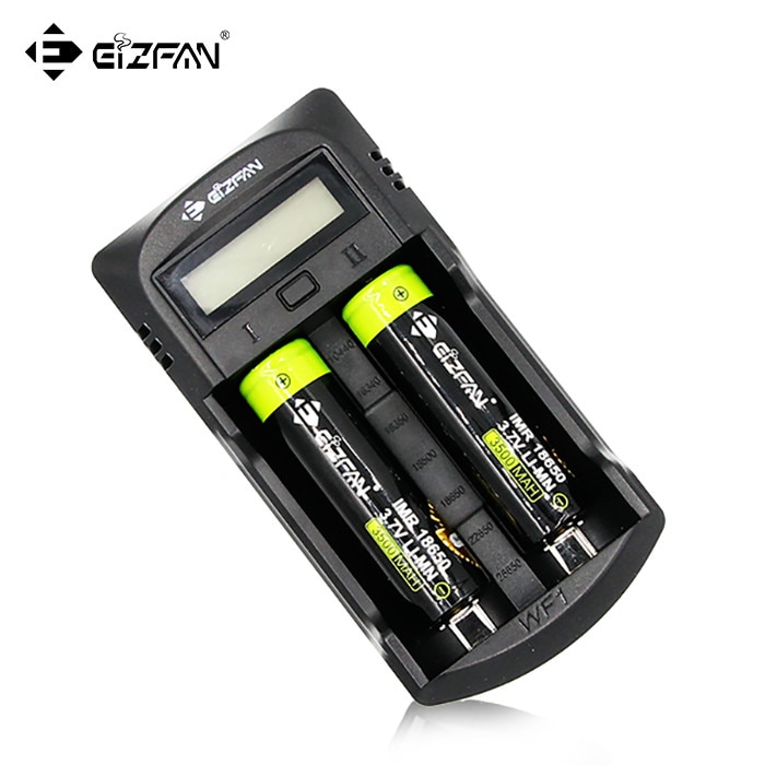 Двойно зарядно устройство Eizfan WF1 с LCD екран за 3,7 V литиеви ...