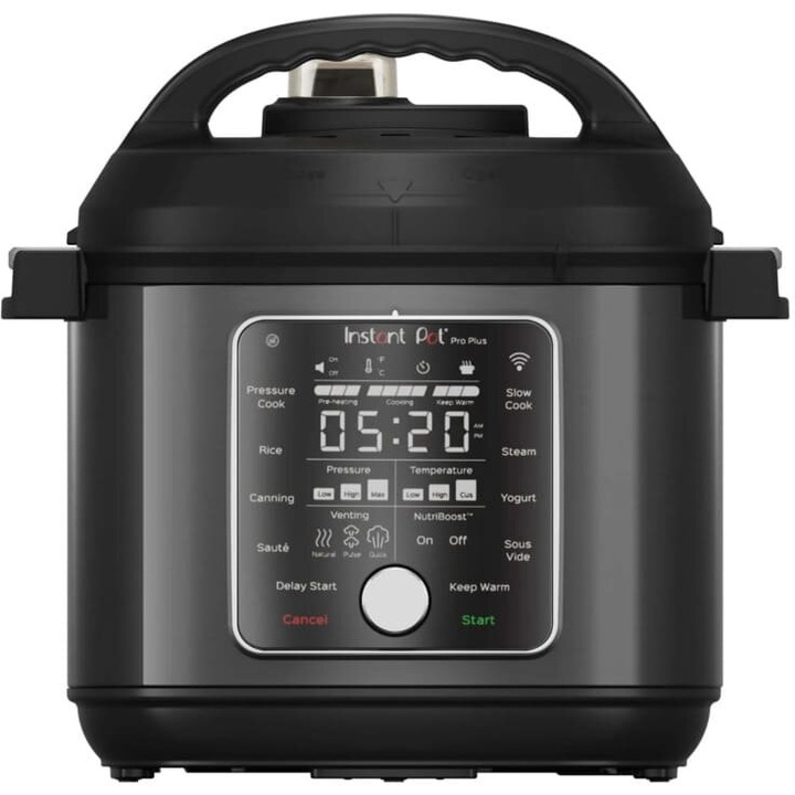 Aparat de gătit cu aburi Instant Pot Pro MAX, 700W, 5.7L, gri - eMAG.ro
