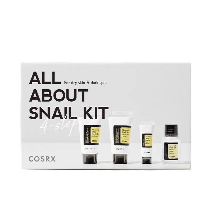 Set de ingrijire a tenului COSRX cu extract de melc: Esenta cu extract ...