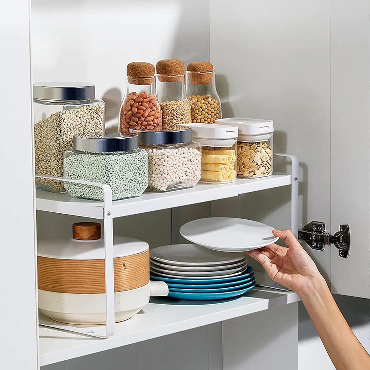 Raft Elindor® din Inox, Extensibil pentru Bucatarie, Organizator ...