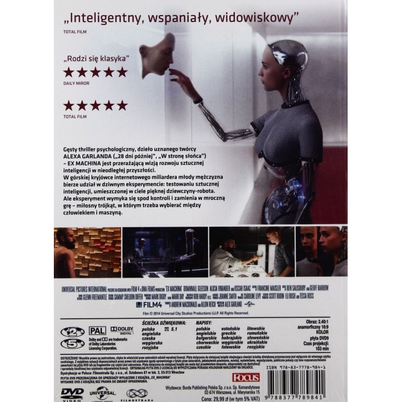 Ex Machina [DVD] - eMAG.ro