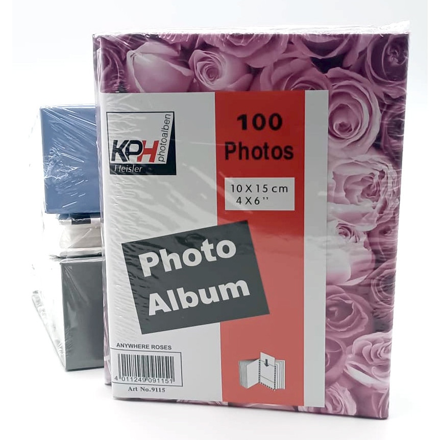 Album Foto pentru 100 Poze 10x15 cm, ROSES, Roz, clasic cu buzunar ...