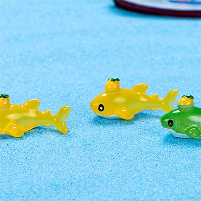 Set 10 Figurine Miniature Animale Marine pentru Gradina de Zana ...