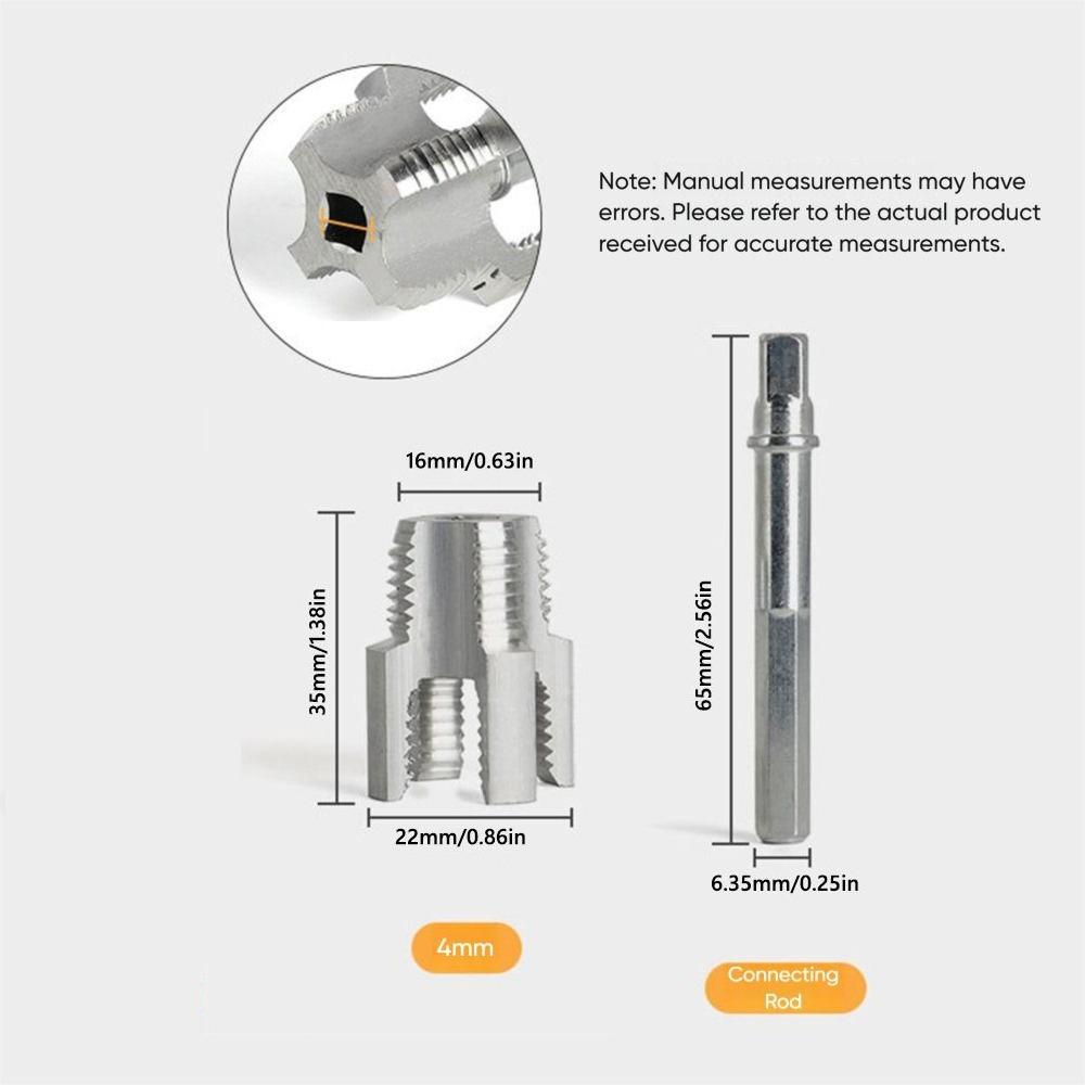 Set de filetare tevi PVC, 3 piese, 1/2"-3/4", integrat, compatibil cu ...