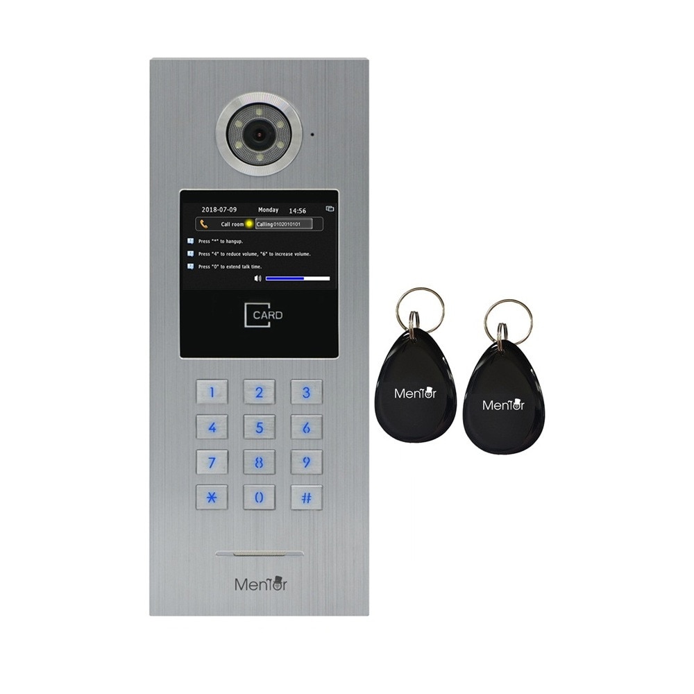 Kit Interfon Video IP Smart Wireless, WiFi Mentor SYKT039 pentru 20 ...