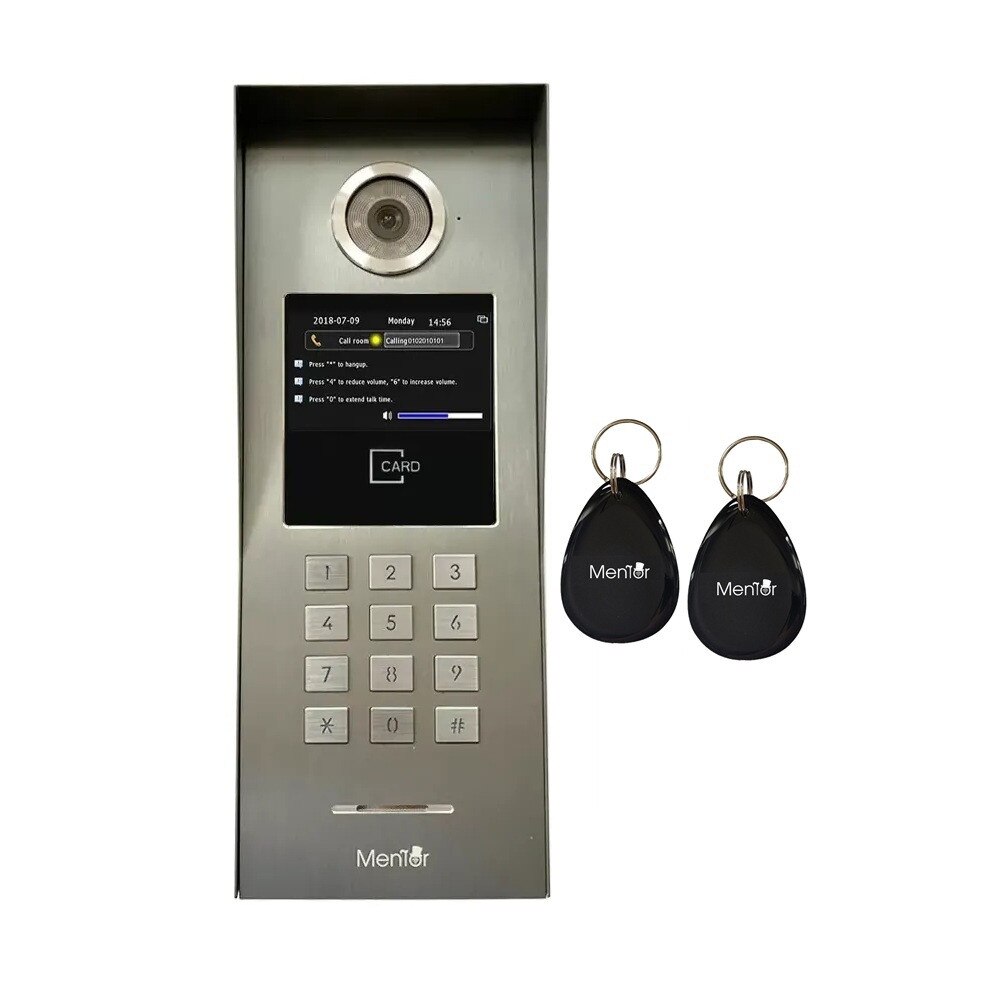 Kit Interfon Video IP Smart Wireless, WiFi Mentor SYKT039 pentru 20 ...