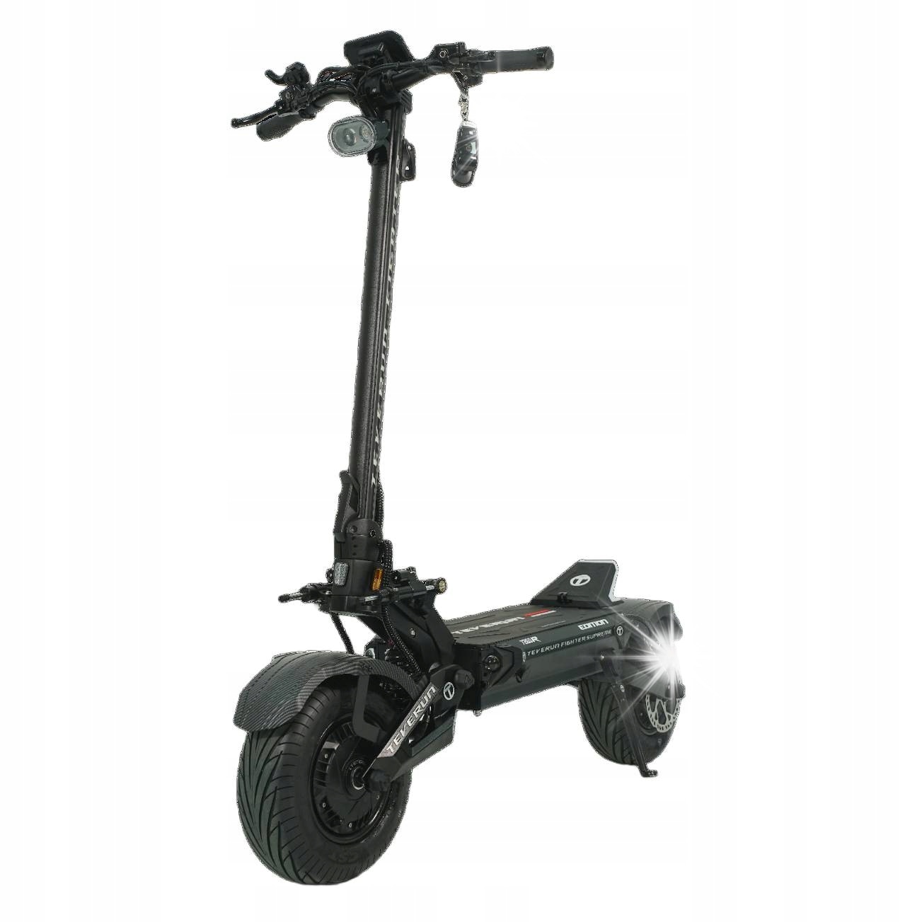 Teverun Fighter Supreme 7260R, vehicul electric 72V, autonomie 220 km ...