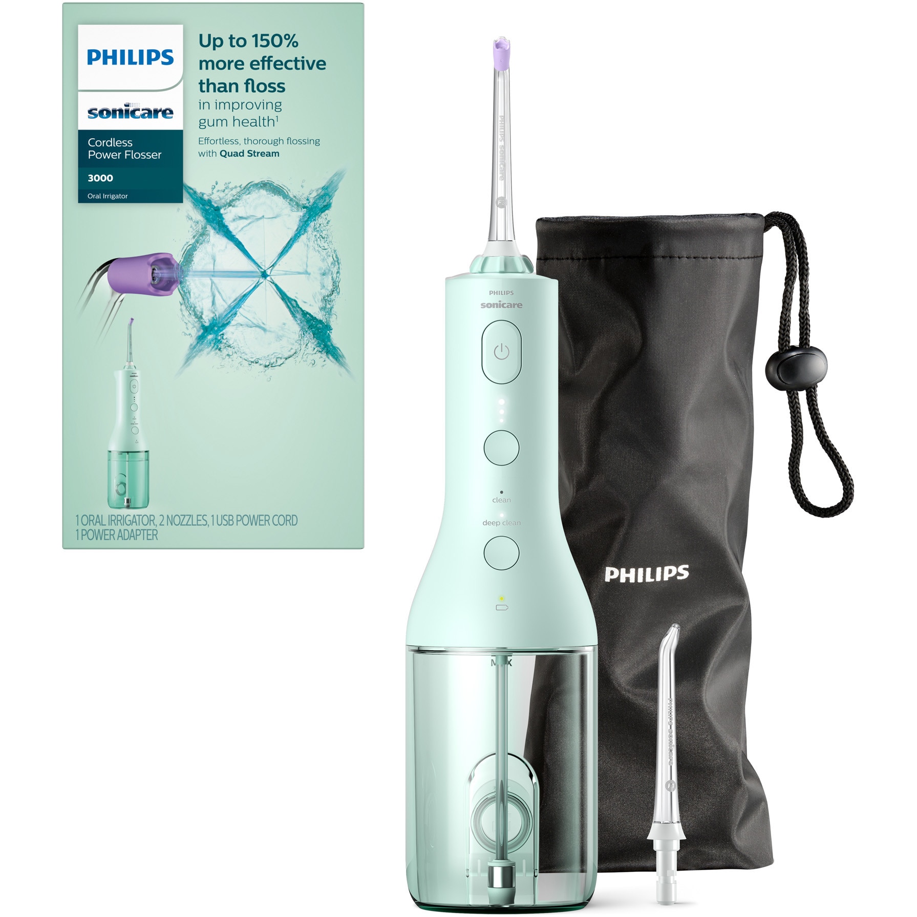 Irigator bucal tip dus bucal Philips Sonicare HX3826/24 cu tehnologie ...