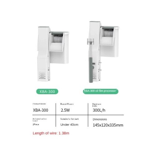 Filtru Cascada SunSun XBA-300 cu Skimmer si Filtrare Multietapa | 300L ...