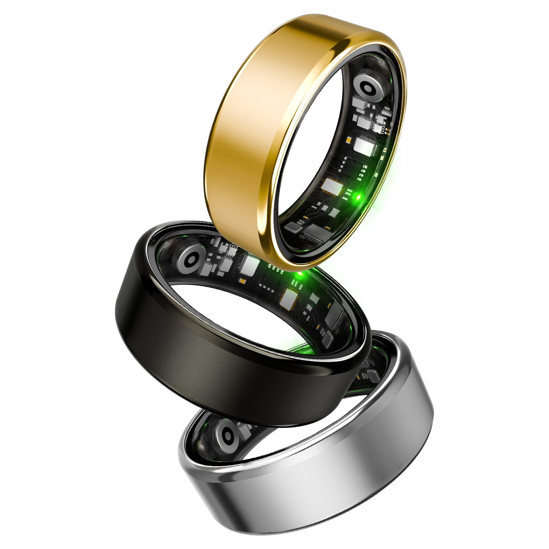 Inel smart ring inteligent, DDOLI, Gen2, ultra-usor, somn, pasi, ritm ...